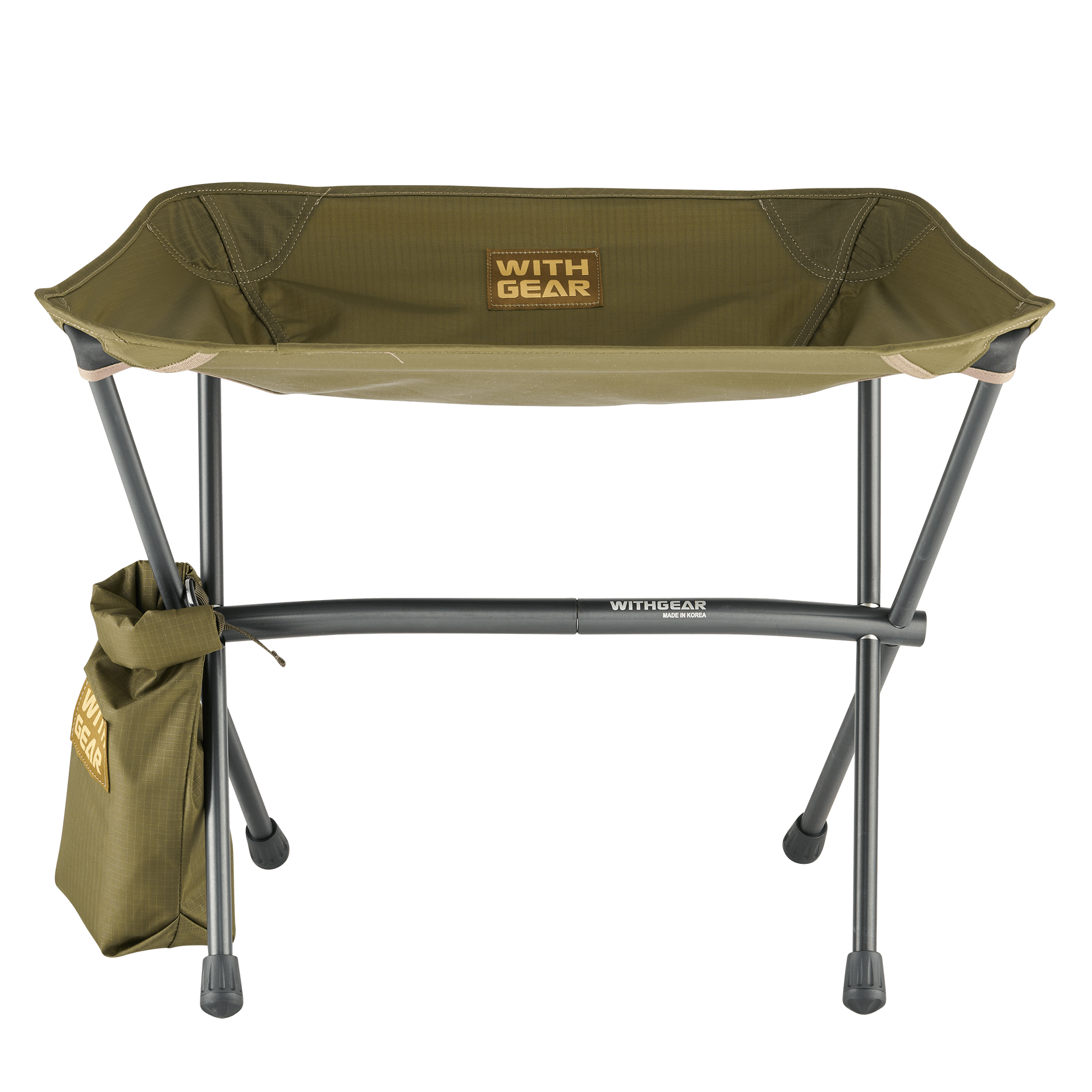Field Stool Brown [Dularumin 7001] | 3 Month Warranty | WITHGEAR Inc.